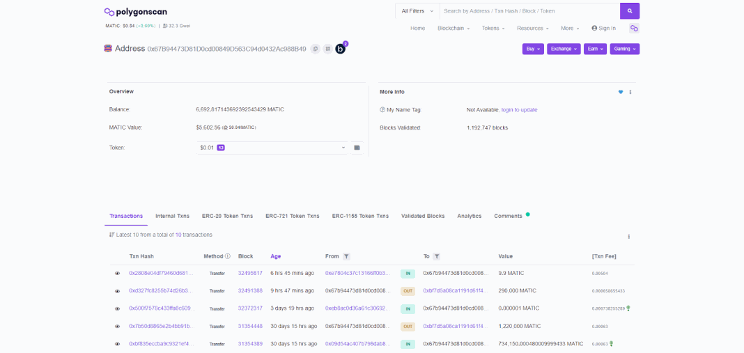 Polygonscan: A User’s Guide to Polygon Blockchain Explorer 2023 - BTA Guru