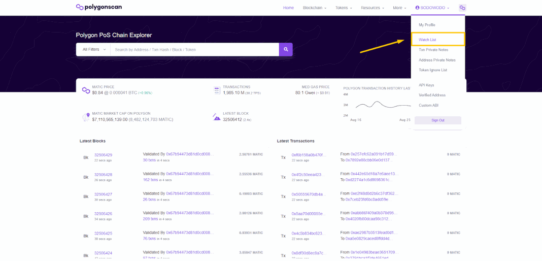 Polygonscan: A User’s Guide to Polygon Blockchain Explorer 2023 - BTA Guru