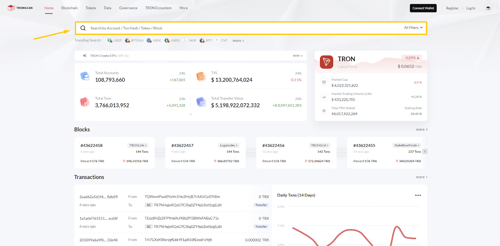 TRONSCAN: A User’s Guide to TRONSCAN Blockchain Explorer 2023 - BTA Guru