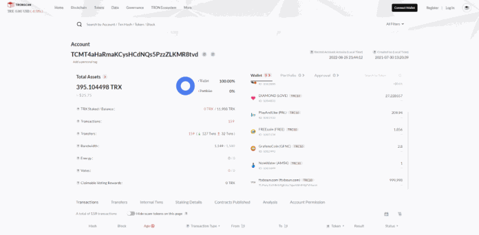 TRONSCAN: A User’s Guide to TRONSCAN Blockchain Explorer 2023 - BTA Guru