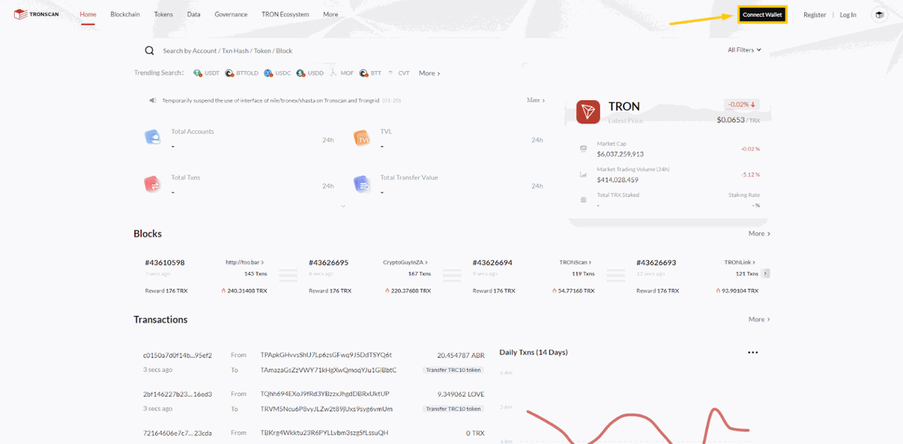 TRONSCAN: A User’s Guide to TRONSCAN Blockchain Explorer 2023 - BTA Guru