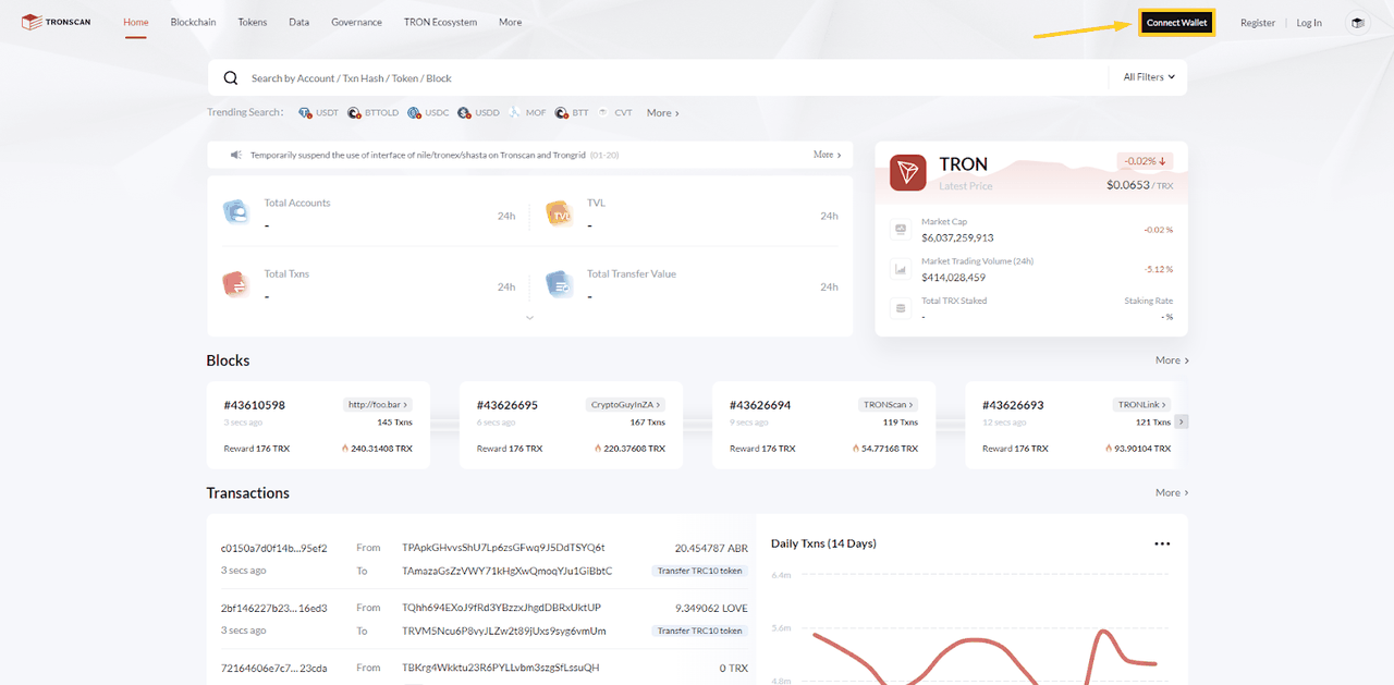 TRONSCAN: A User’s Guide to TRONSCAN Blockchain Explorer 2023 - BTA Guru