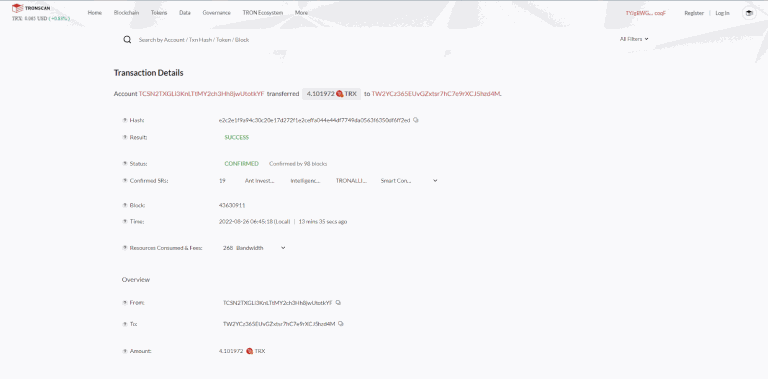 Tronscan A Users Guide To Tronscan Blockchain Explorer 2023 Bta Guru 9519